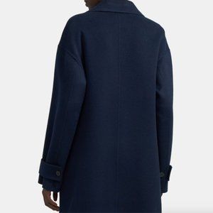 Theory | Jackets & Coats | Theory Easy One Button Coat In Doubleface ...